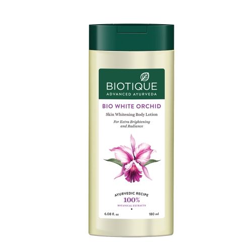 Biotique Bio White Orchid Skin Whitening Body Lotion (180ml ...