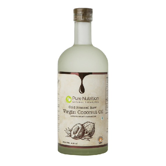 Pure Nutrition Cold Pressed Raw Virgin Coconut Oil (500 ml ...